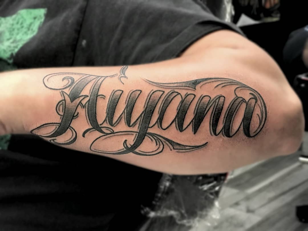 Tattoo Script Lettering Designs